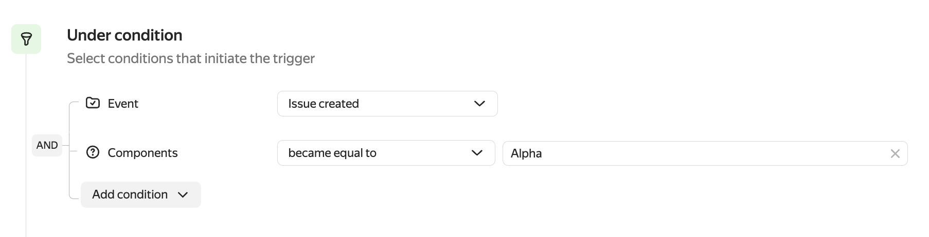 Examples of using triggers in Yandex Tracker